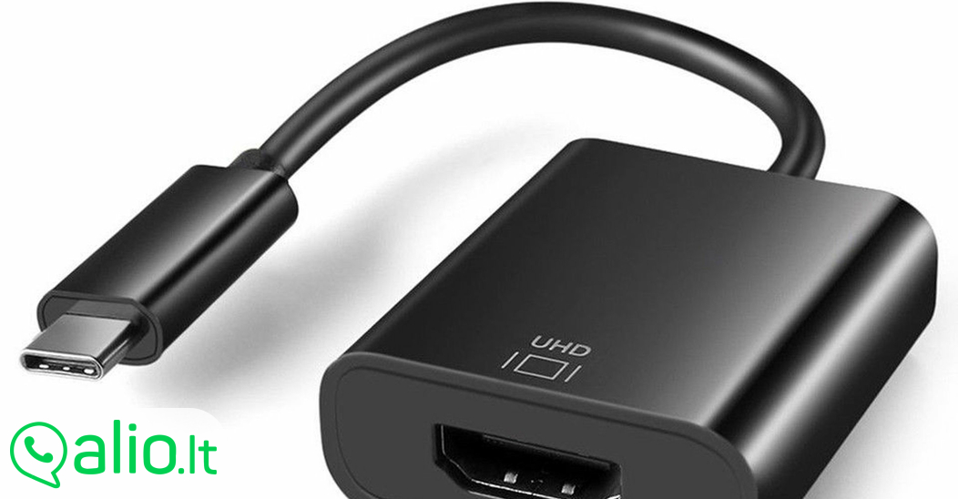 HDMI USB-C adapteris | Alio.lt