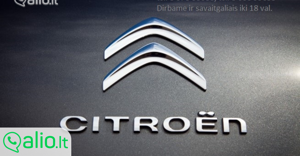 Citroen Visi modeliai Automobilio dalis | Alio.lt