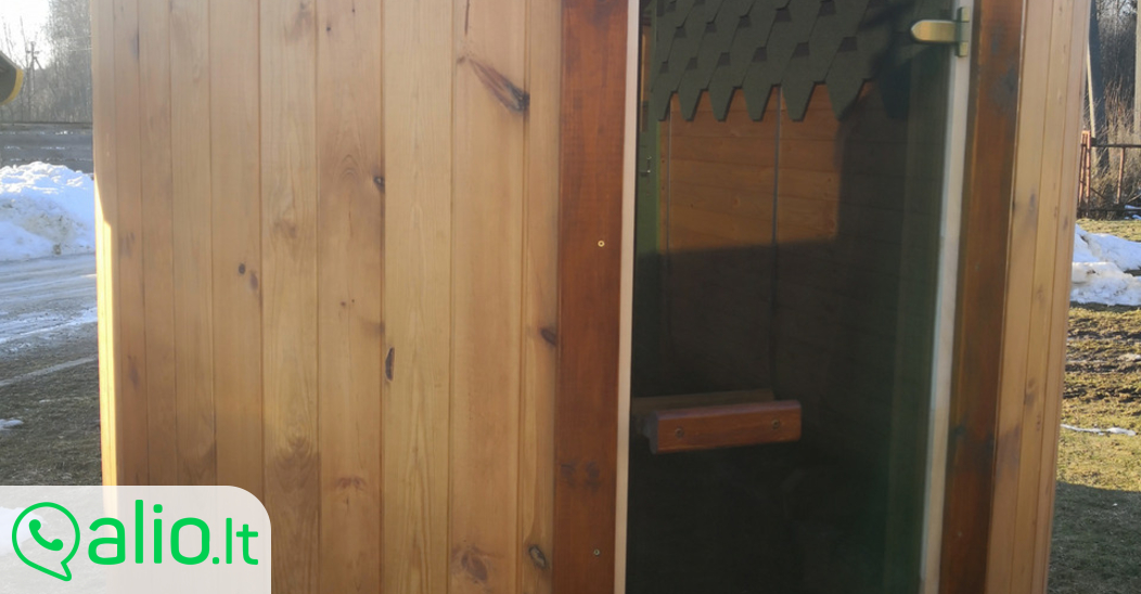 Mini pirtis backa, Karkasine mobili pirtis, kempingo namukas | Alio.lt