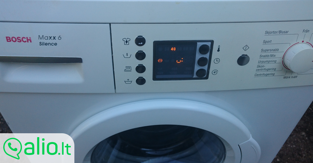 BOSCH MAXX 6kg. | Alio.lt