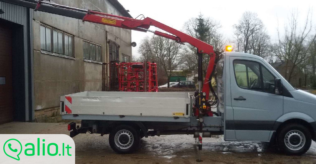 PIRKCIAU sunkvezimi su kranu, bortini ar platforma, bendra mase 3500kg ...