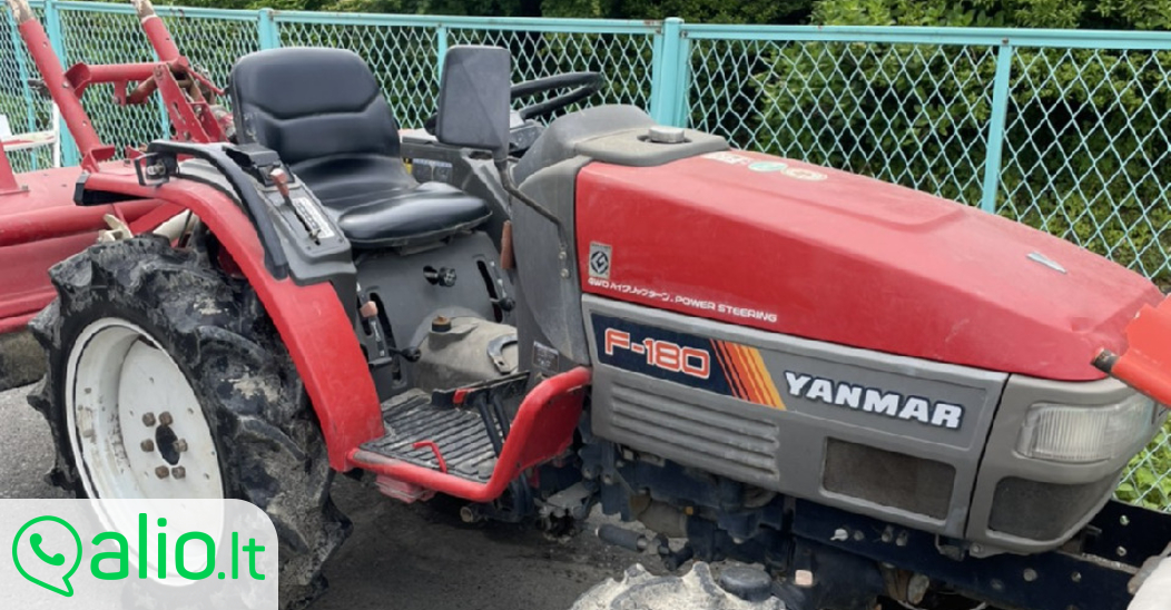 Japoniški mini traktoriai, traktoriukai Yanmar | Alio.lt