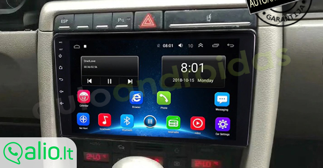 AUDI A4 (B6, B7) 2002-08 Android multimedia USB/GPS/WiFi | Alio.lt