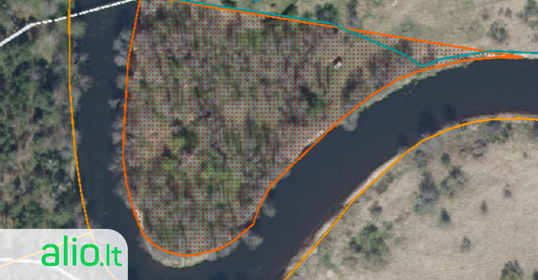 Parduodamas išskirtinis 1,25 ha miško sklypas su ~350 m Merkio upės ...